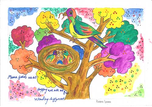 KARMA LHAMO’s Award Work : The 15th Bhutan Contest | World Children’s ...